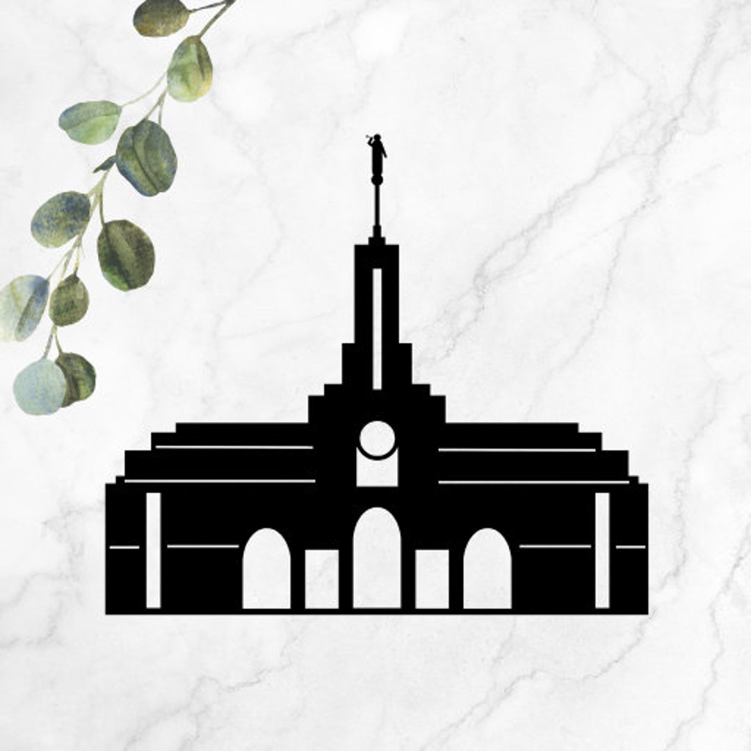Mount Timpanogos Utah Temple LDS - SVG, PNG, Cricut, Silhouette ...
