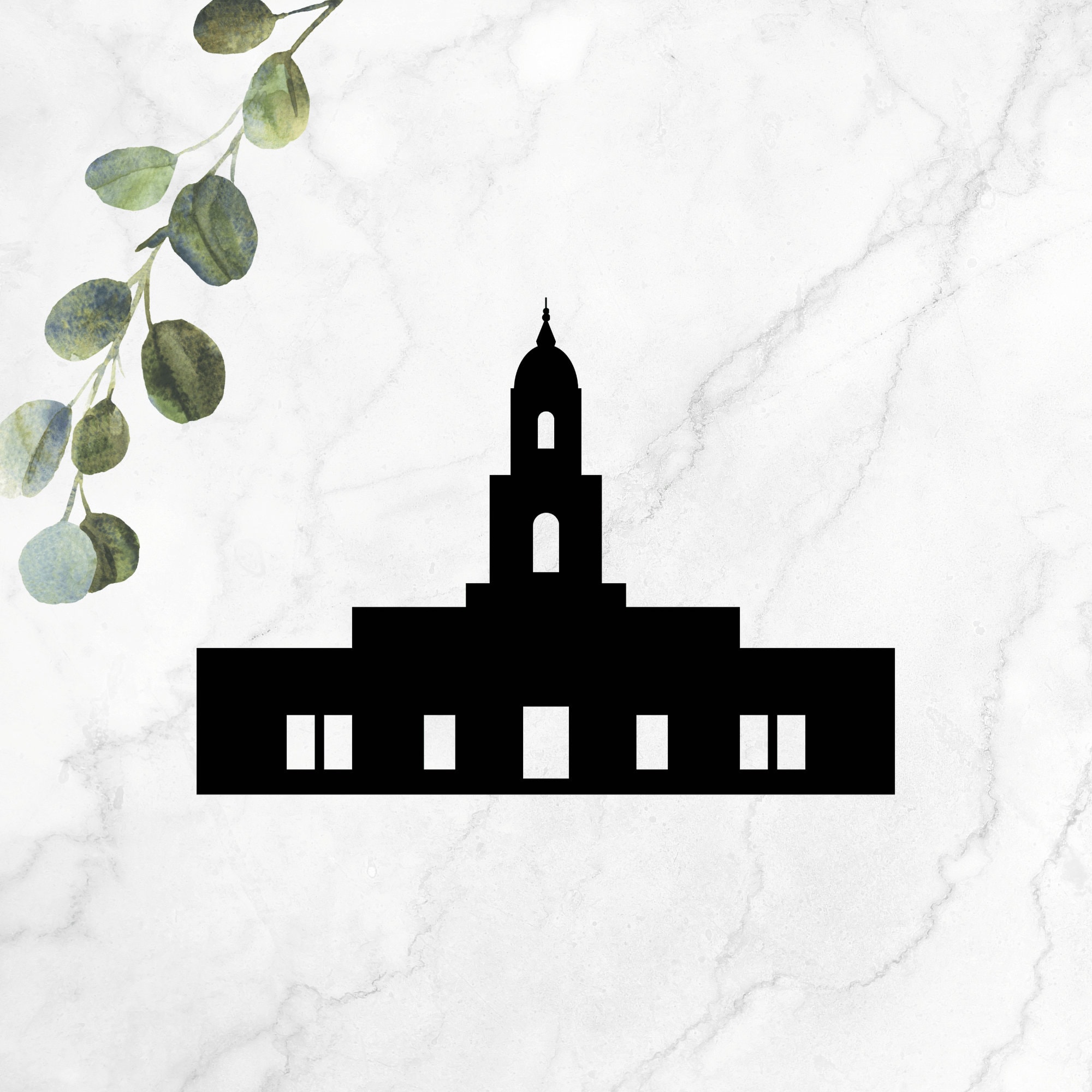 Austin Texas Temple LDS - SVG, PNG, Cricut, Silhouette - Digital File ...