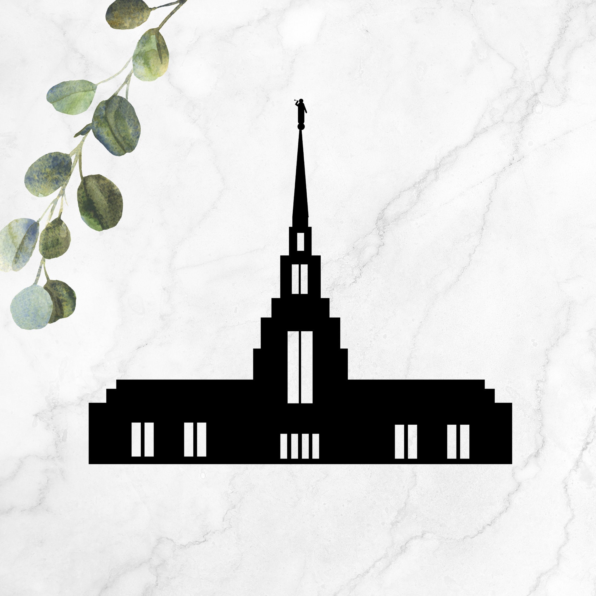 The Gila Valley Arizona Temple LDS - SVG, PNG, Cricut, Silhouette ...