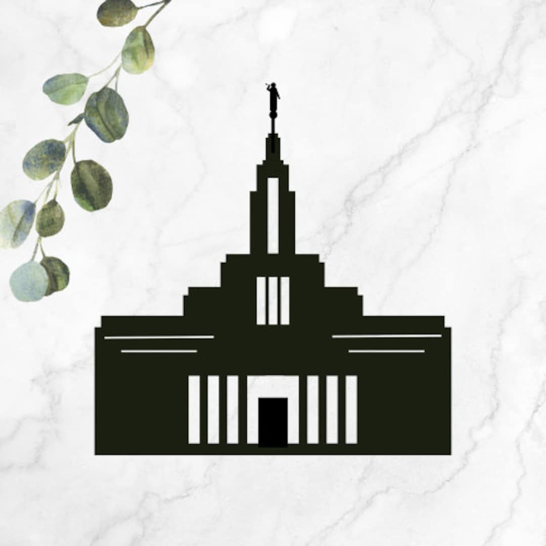 Draper Utah Temple LDS - SVG, PNG, Cricut, Silhouette - Digital File - Etsy