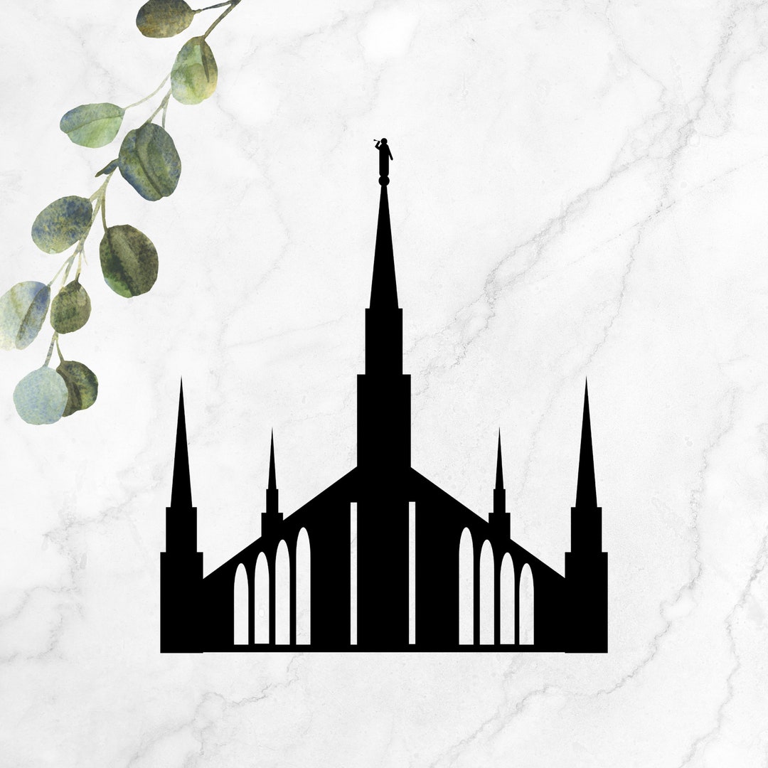 Boise Idaho Temple LDS - SVG, PNG, Cricut, Silhouette - Digital File - Etsy