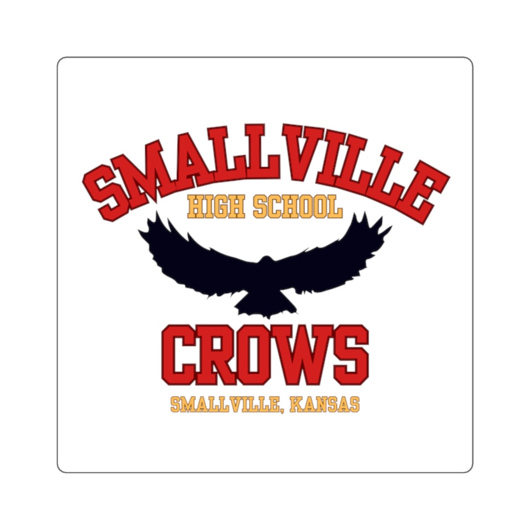 Smallville Crows Square Sticker Superman Sticker Smallville - Etsy