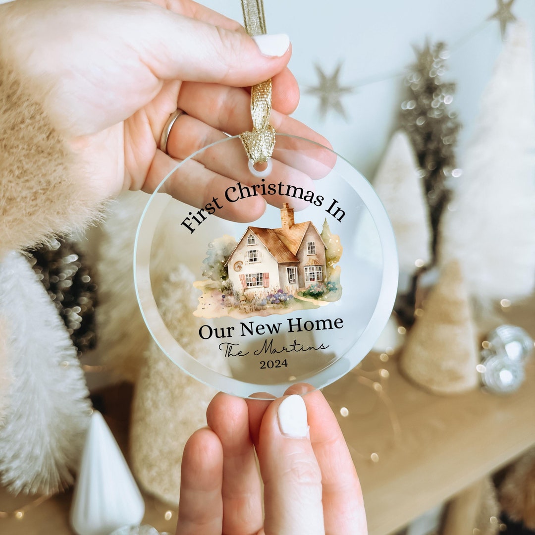 Personalized First Christmas in Our New Home Ornament, First Home ...