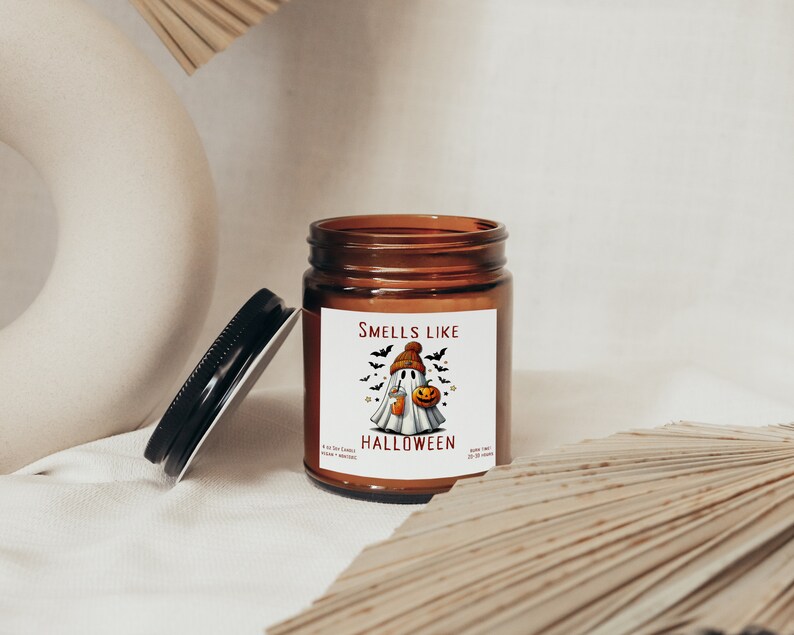 Smells Like Halloween Fall Candles, Funny Halloween Gift, Pumpkin Lover ...