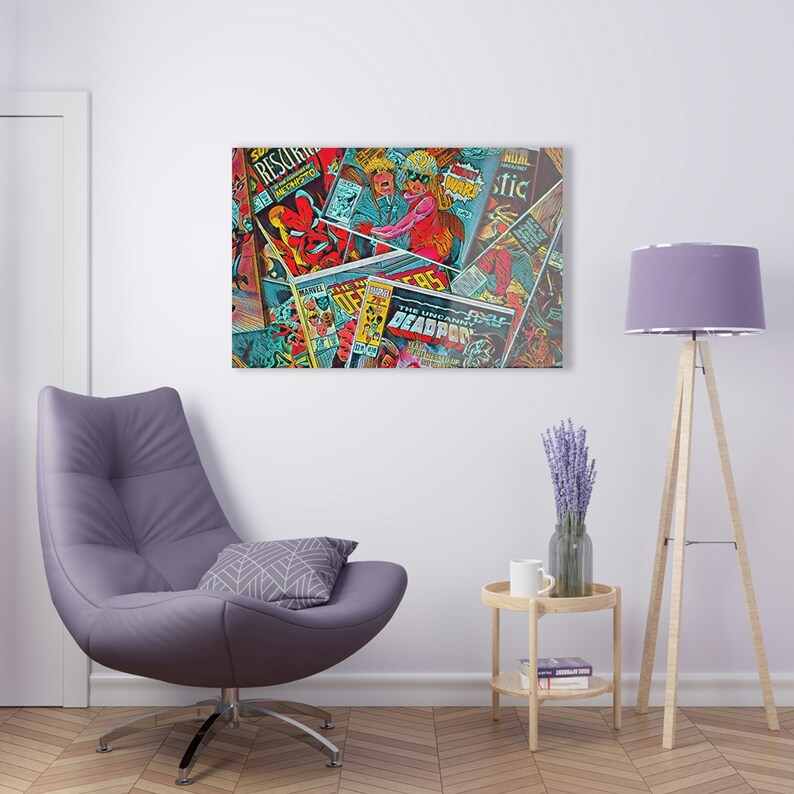 Throwback Comics Acrylic Prints Animated Comic Art Prints Shop Art ...