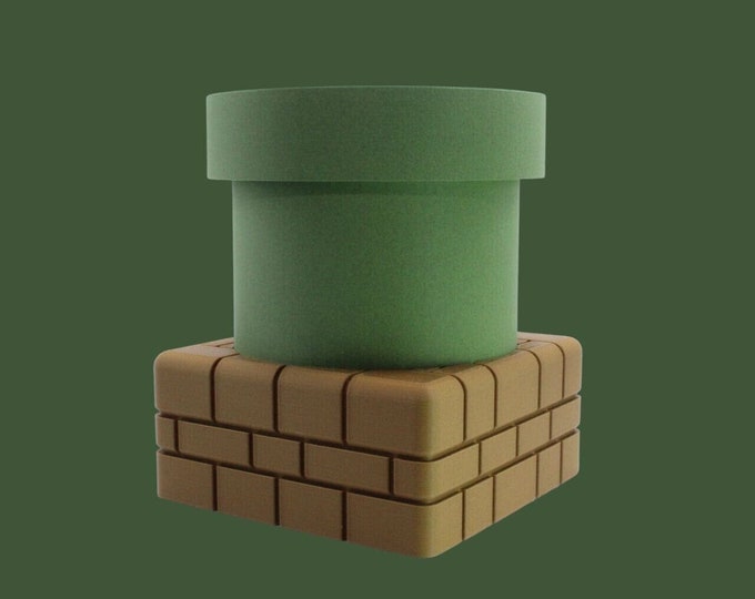 Super Mario Pipe Planter Pot | Indoor Planter | Office & Home Decor ...