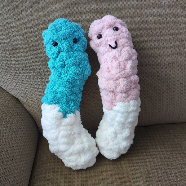 Crochet Gummy Worm Pattern - Etsy