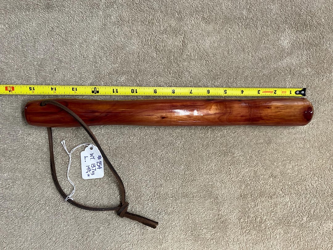 Hand Turned, Tire Knocker or Fish Thumper, Arkansas Cedar. Unique No ...