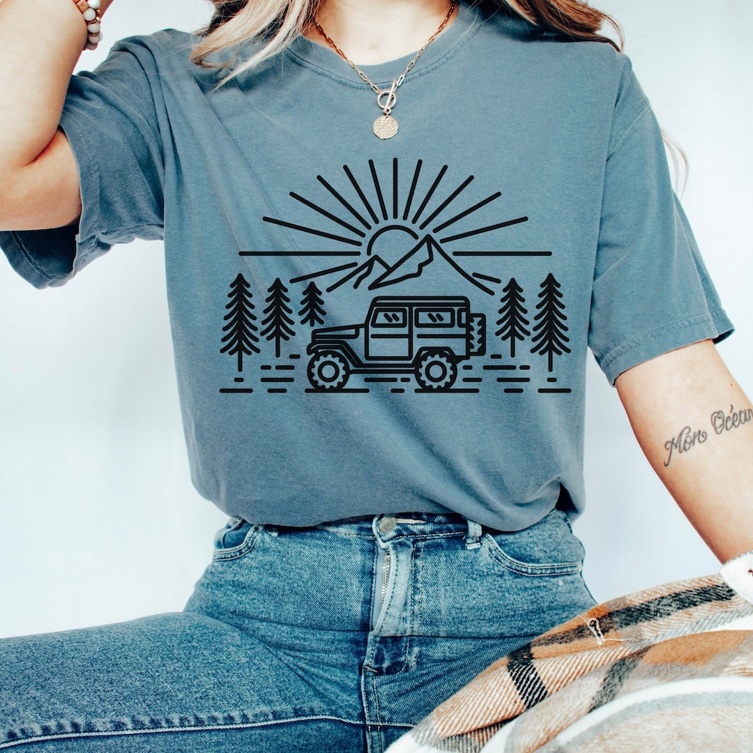 Comfort Colors Offroading T-shirt, 4x4 Shirt, Men's or Women's ...