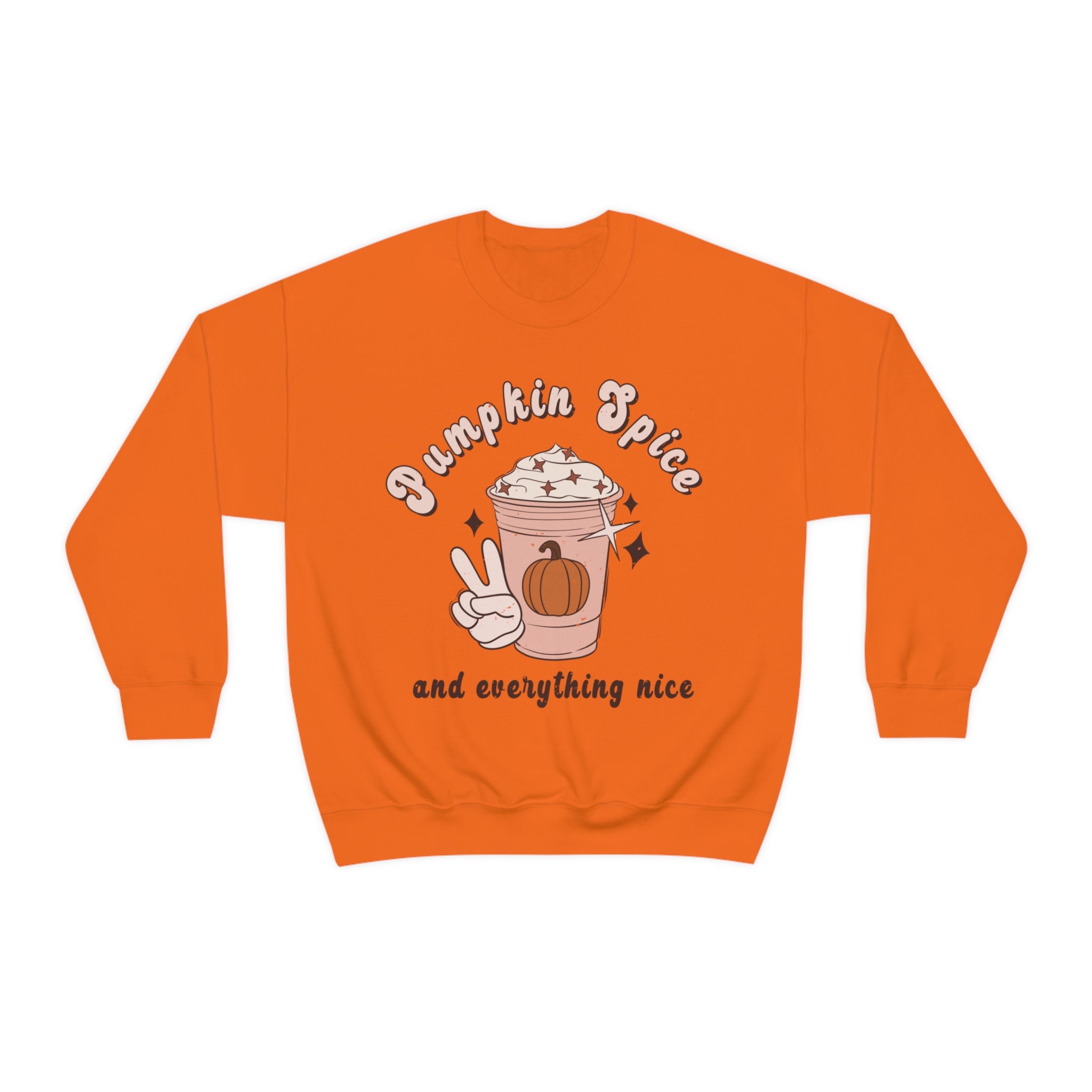 Retro Fall Sweatshirt Pumpkin Spice Sweatshirt Everything - Etsy