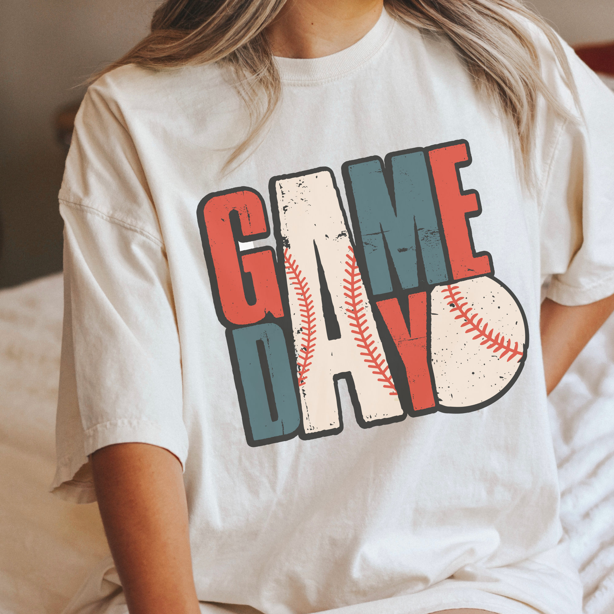 Comfort Colors Game Day Baseball T-shirt, Baseball Fan Gift, Baseball Mom Shirt, Gift for Him or ...