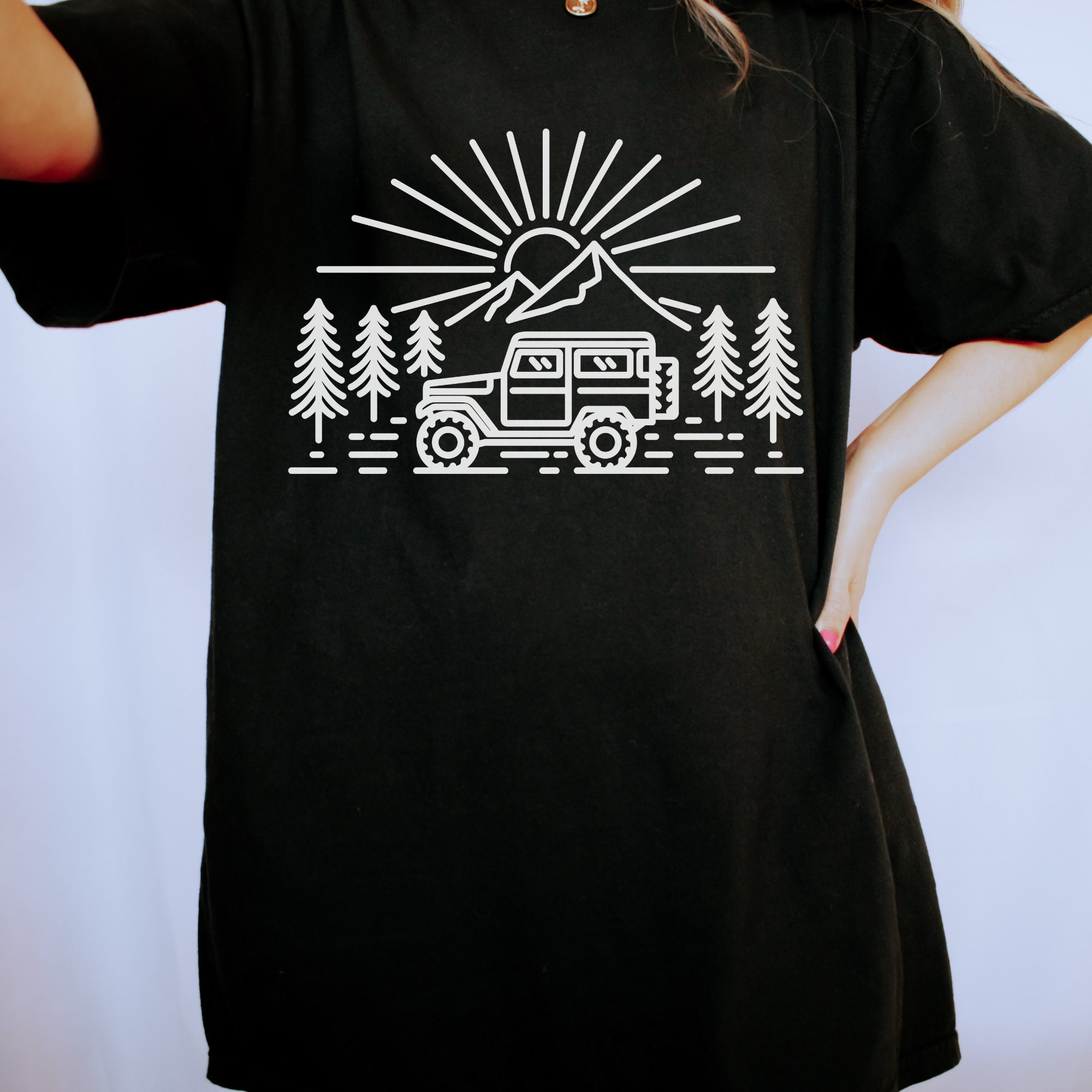 Comfort Colors Offroading T-shirt, 4x4 Shirt, Men's or Women's ...