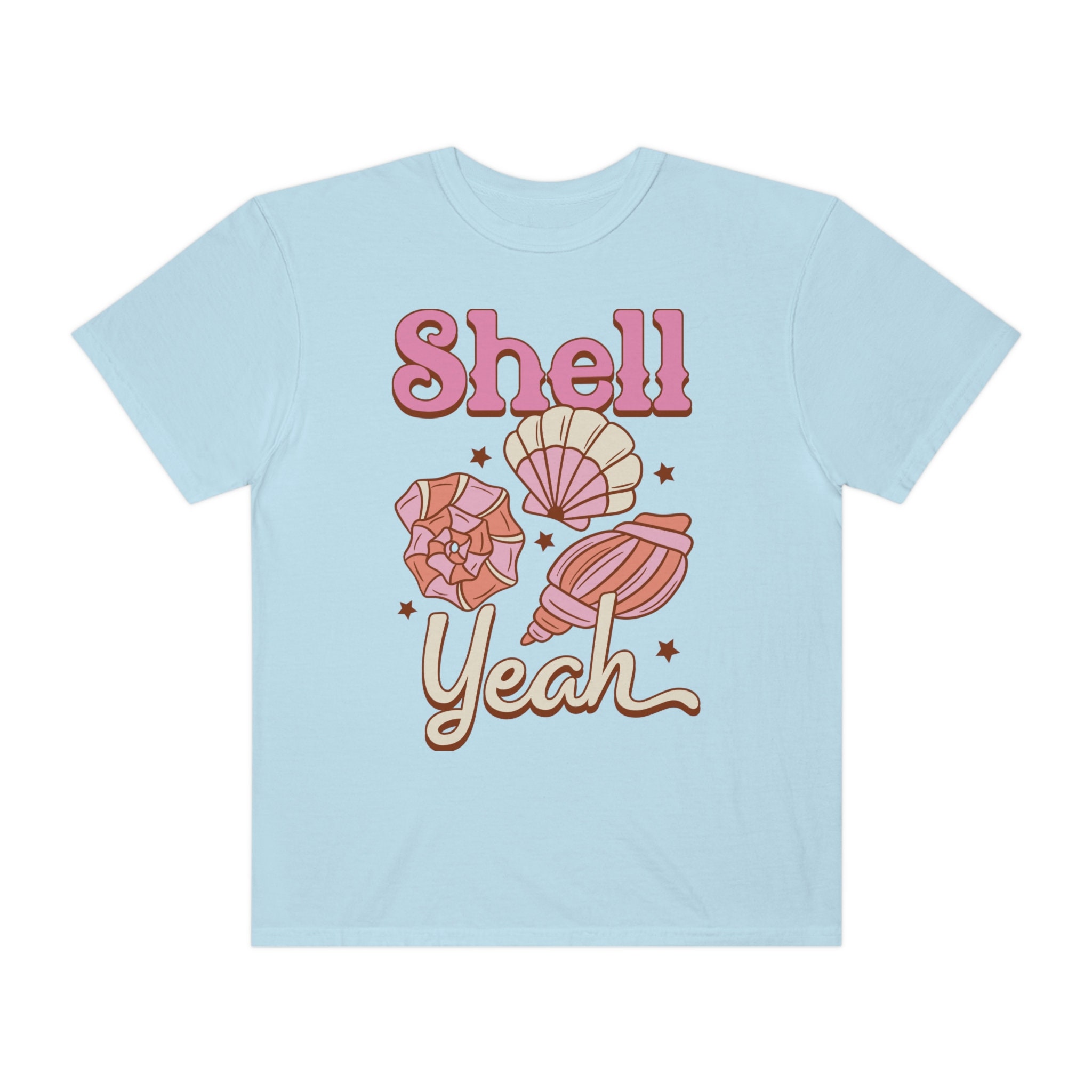 Comfort Colors Retro Shell Yeah T-shirt, Beach Shirt, Shelling Shirt ...