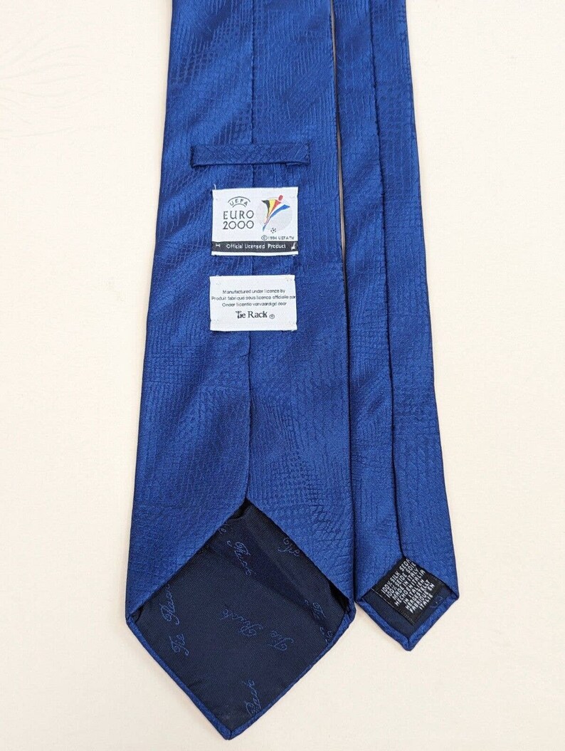 UEFA EURO 2000 World Cup Logo Football Soccer Necktie Tie Rack Silk ...