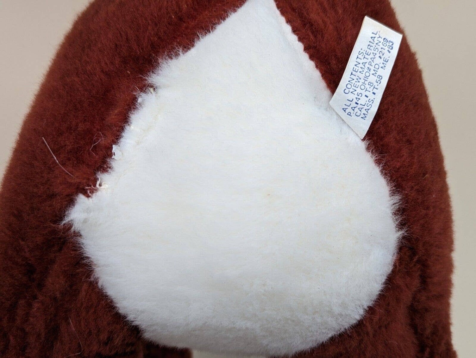 Vintage Fable Toy Co 1987 Reindeer Rudolph Plush Stuffed Christmas ...