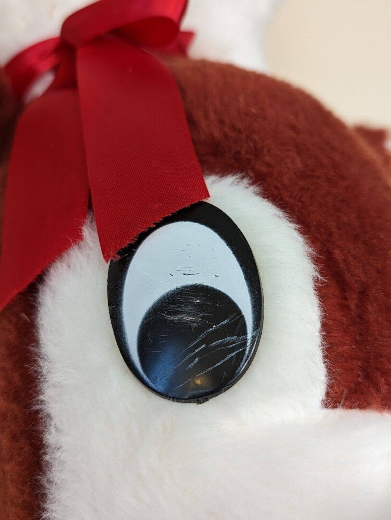 Vintage Fable Toy Co 1987 Reindeer Rudolph Plush Stuffed Christmas ...