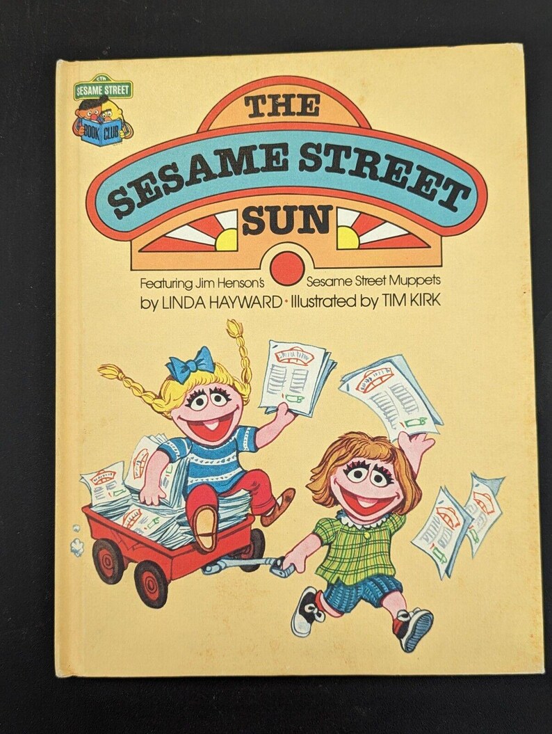 Vintage 1981 Sesame Street Book Club the Sesame Street Sun Linda ...