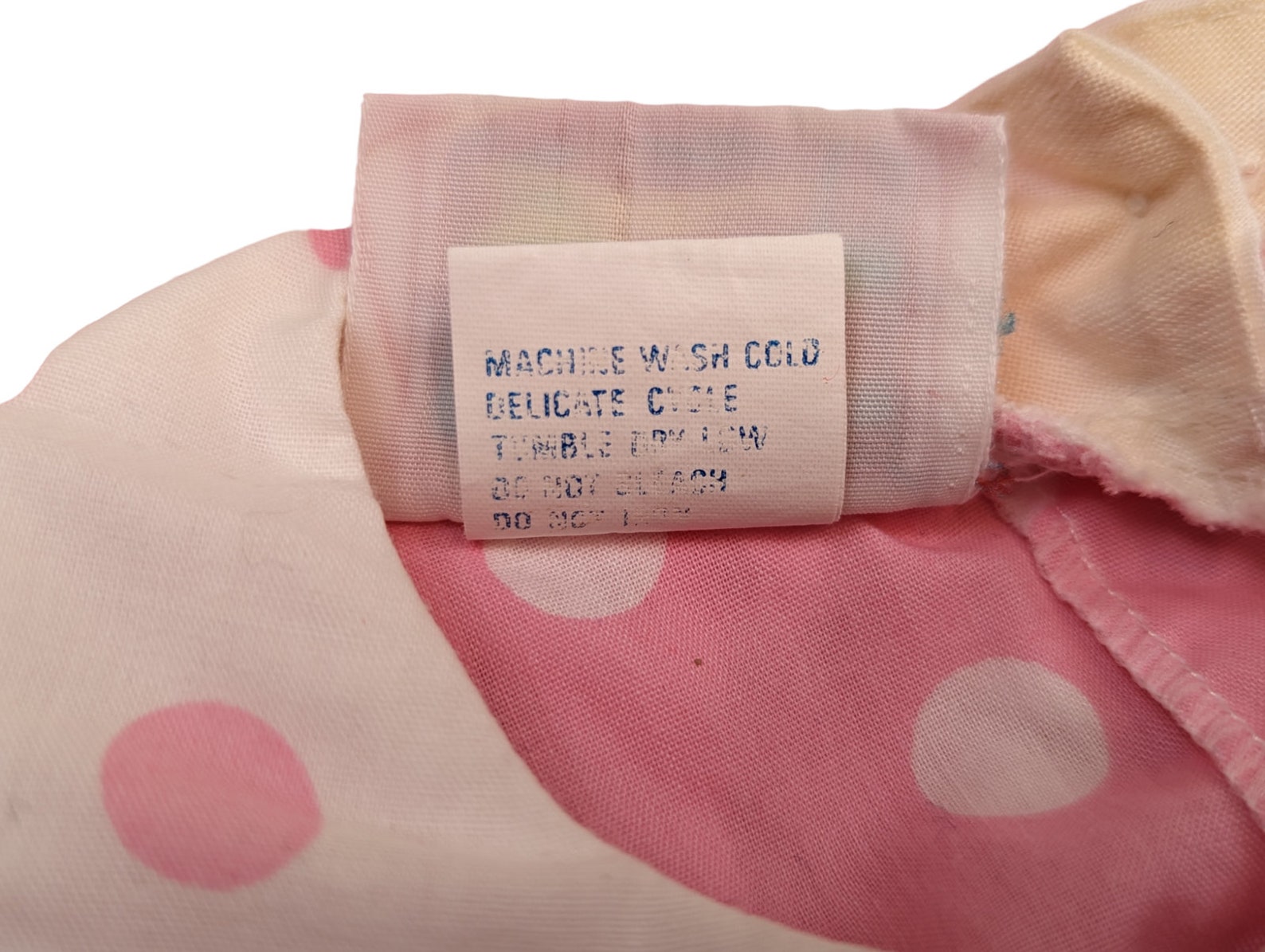 Vintage 80s 90s Lightning Bug Pink White Girls Polka Dot Ruffle Dress ...