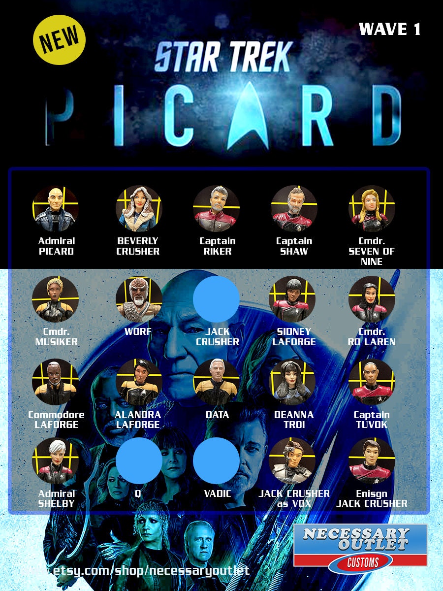 Raffi Musiker star Trek Picard Season 3 Wave 1 - Etsy