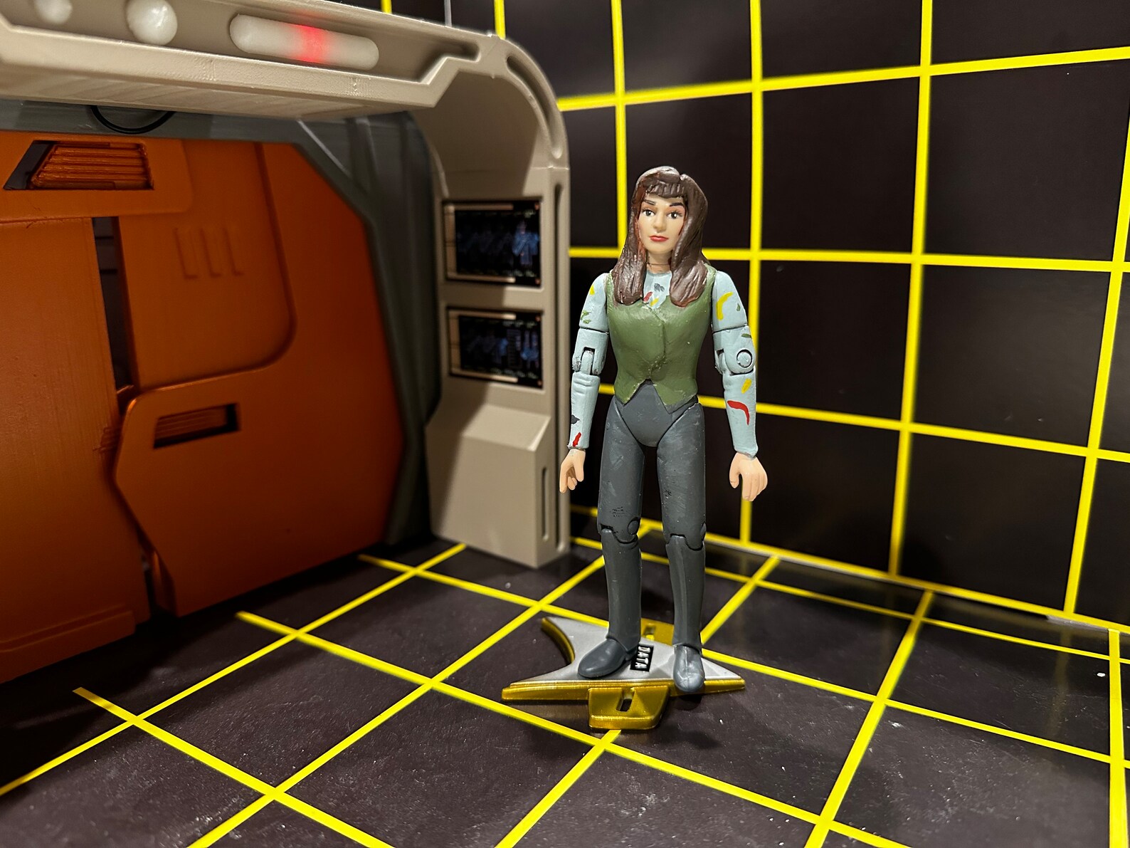 Commander Deanna Troi in Civilian Clothing From First Contact star Trek ...