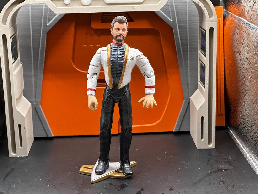 Commander Riker in Dress Uniform [star Trek TNG Movie Line - Wave 1] - Etsy