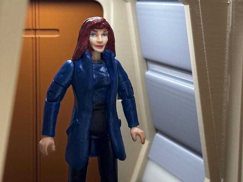 Star Trek Season 1 Beverly Crusher In Lab Coat Tng Season 1 Wave 1