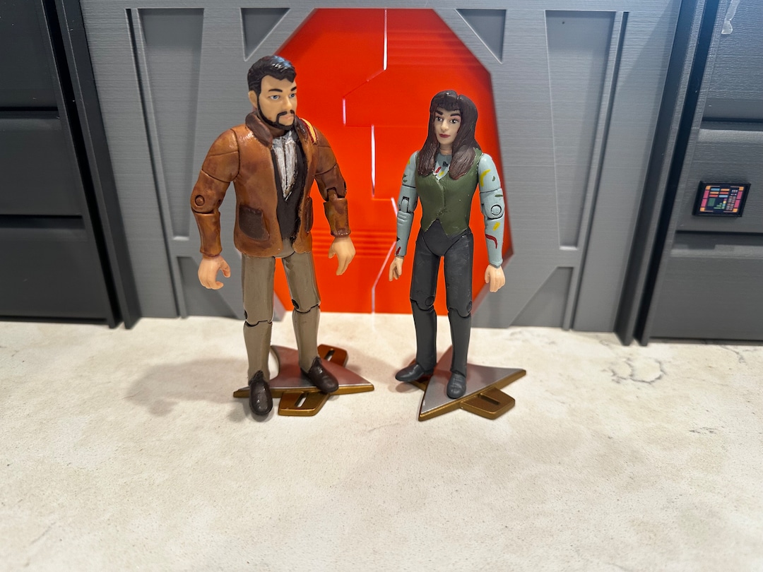 Commanders William Riker and Deanna Troi in Civilian Clothing From ...