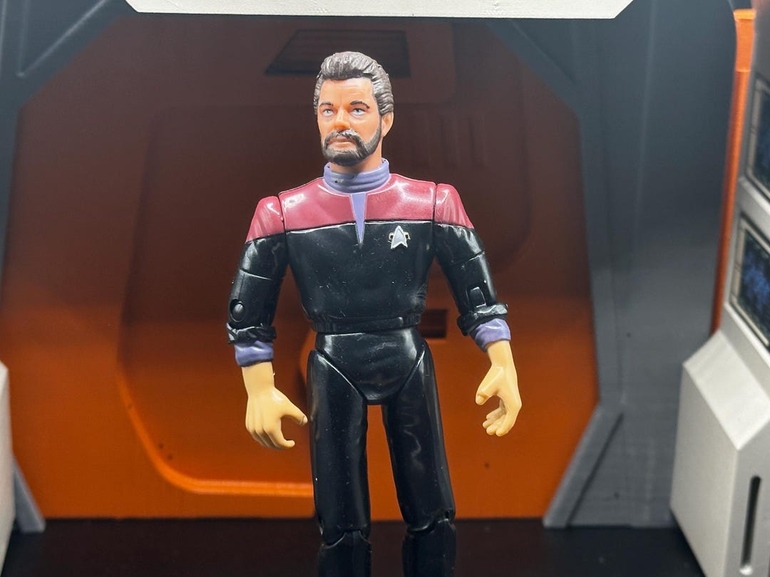 Commander Riker From Generations [star Trek TNG Movie Line - Wave 1] - Etsy