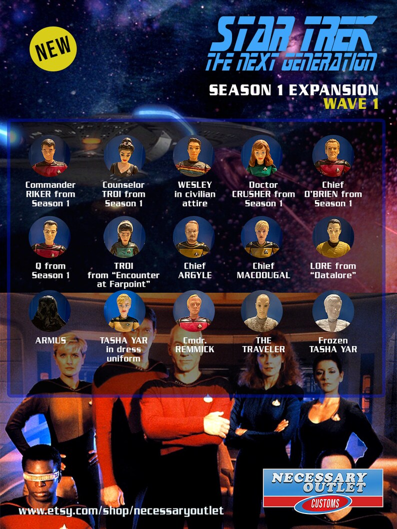 Star Trek Armus Skin of Evil TNG Staffel 1 / Welle 1 - Etsy.de