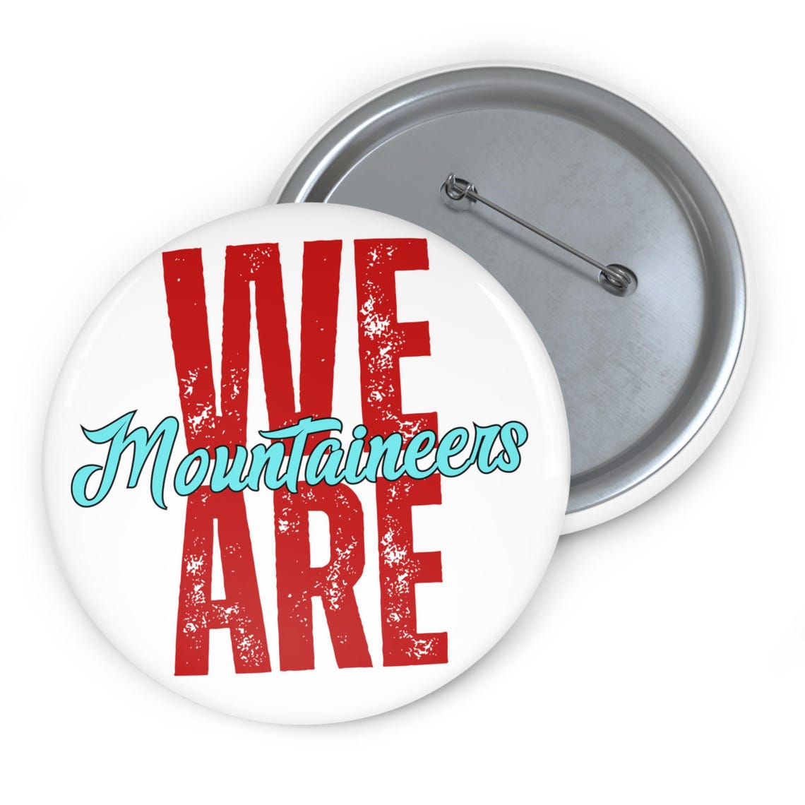 Mountaineers Spirit Button: Football Fan Pin, Cheer Mom Gift - Etsy