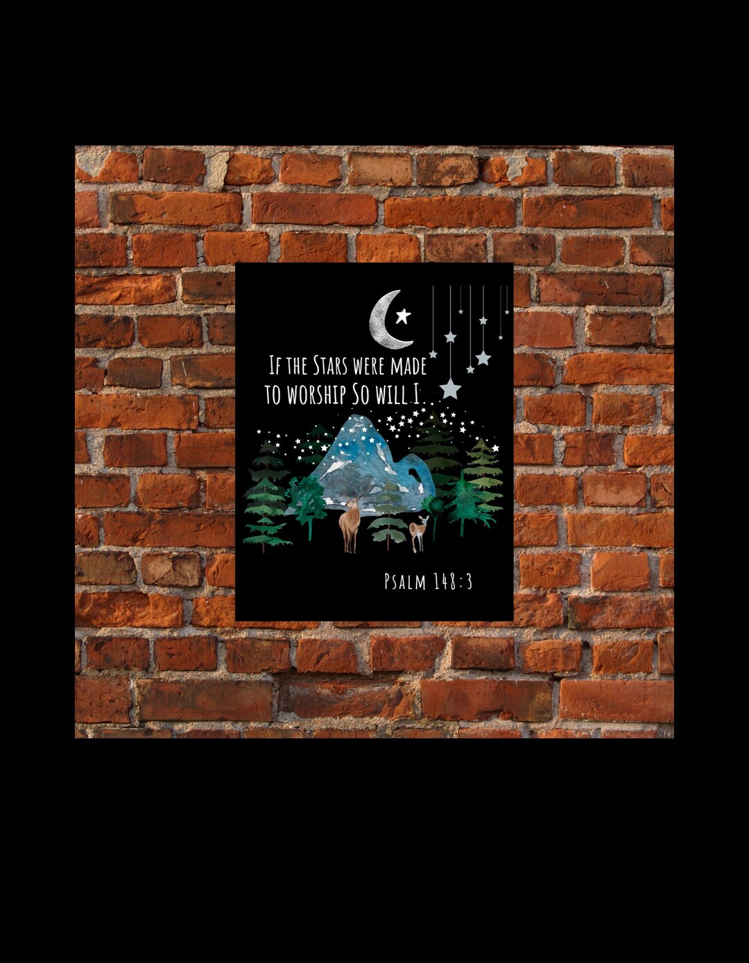 STAR CELESTIAL Tree Wall POSTER in Two Sizes - Matte Vertical Wall Art ...