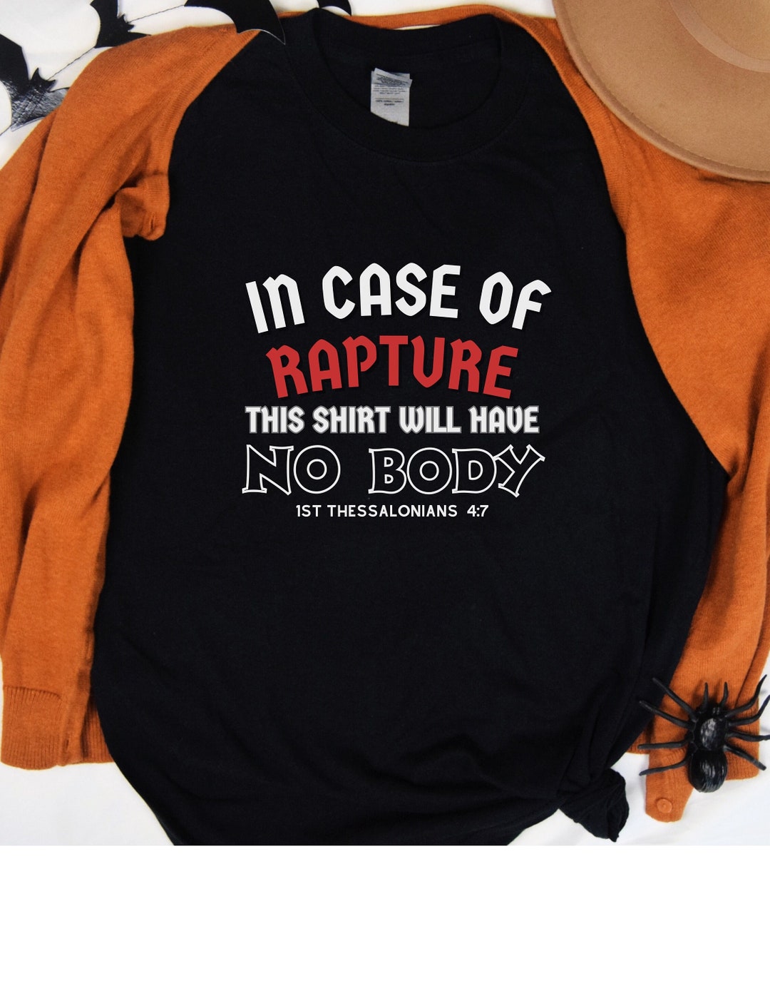 In Case of Rapture, Shirt With No Body, Rapture Ready, Come Jesus Come ...