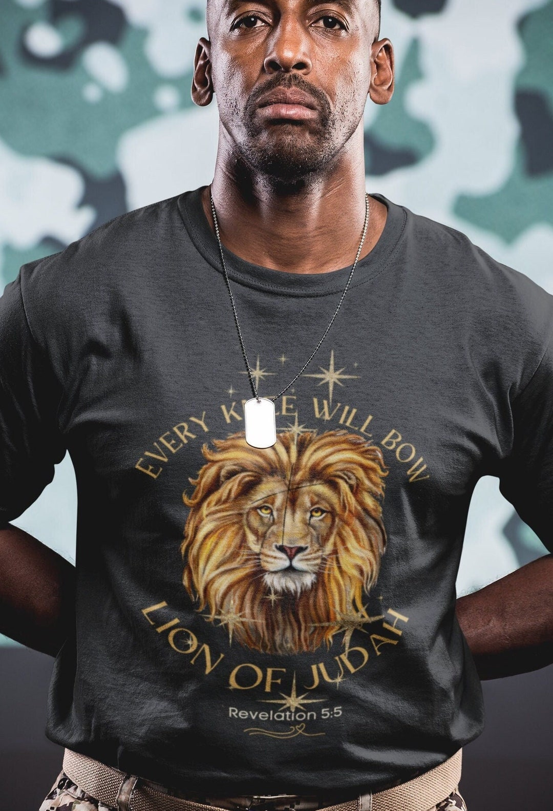 Lion of Judah Graphic T-shirt: Christian Revelation Shirt - Etsy