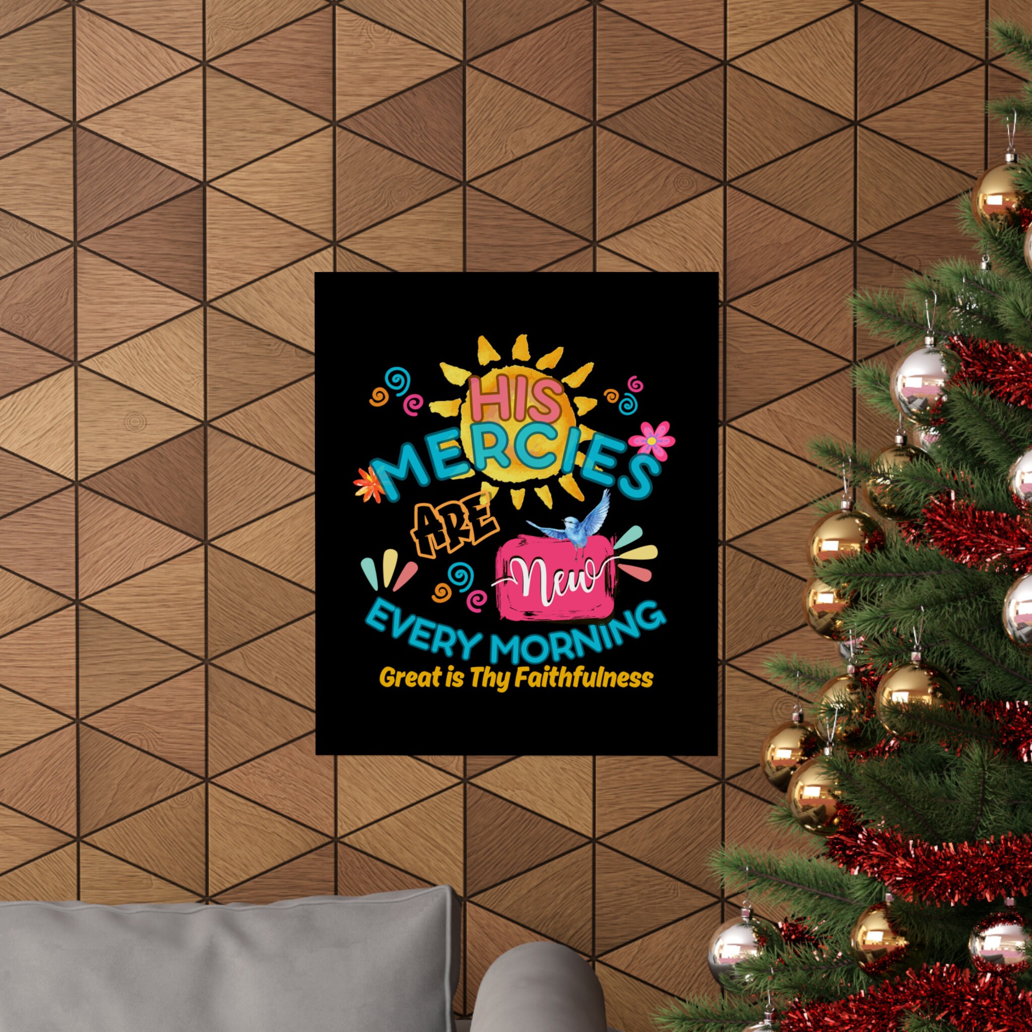 Bible VERSE Faith Based CHRISTIAN POSTER for Decoration Encouraging ...