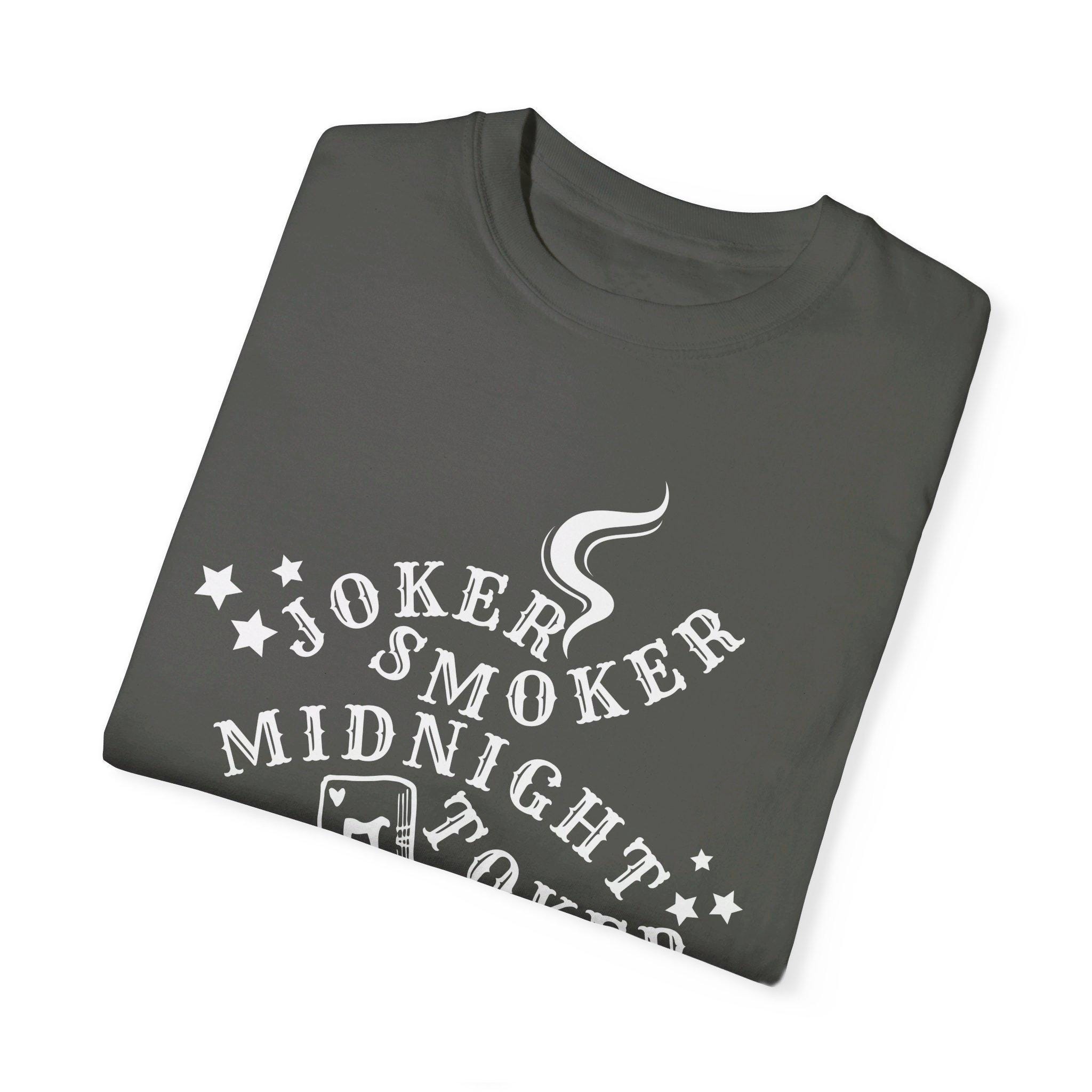 Joker Smoker Midnight Toker Men's Women's Tee Comfort Colors Vintage ...