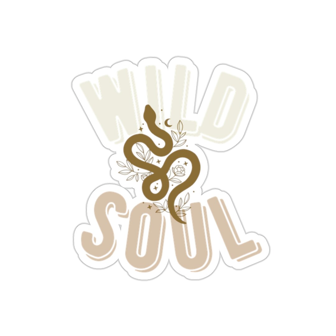 Wild Soul Sticker, Kiss-cut Stickers, Boho Sticker, Mystical Sticker ...