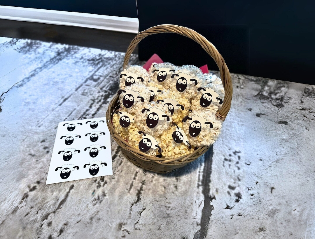 Sheep Head for Party Popcorn Decoration PNG - Etsy