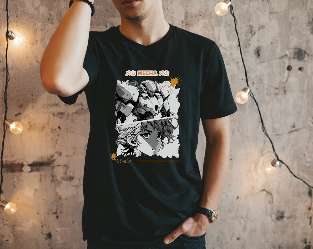 Anime Shirt, Mecha Anime, Gamer Gift, Anime T-shirt, Anime Fashion ...