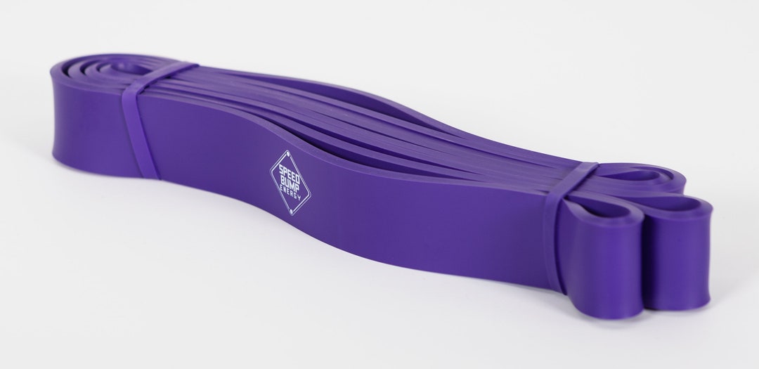 Purple Resistance Band 100% Latex Tension Training 45 Lbs 100 Lb ...
