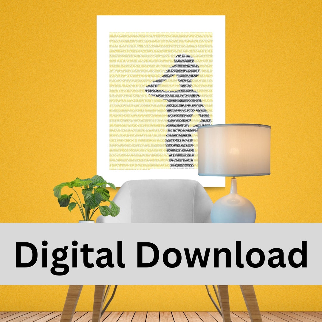 A Chorus Line Scripted Poster DIGITAL DOWNLOAD - Etsy