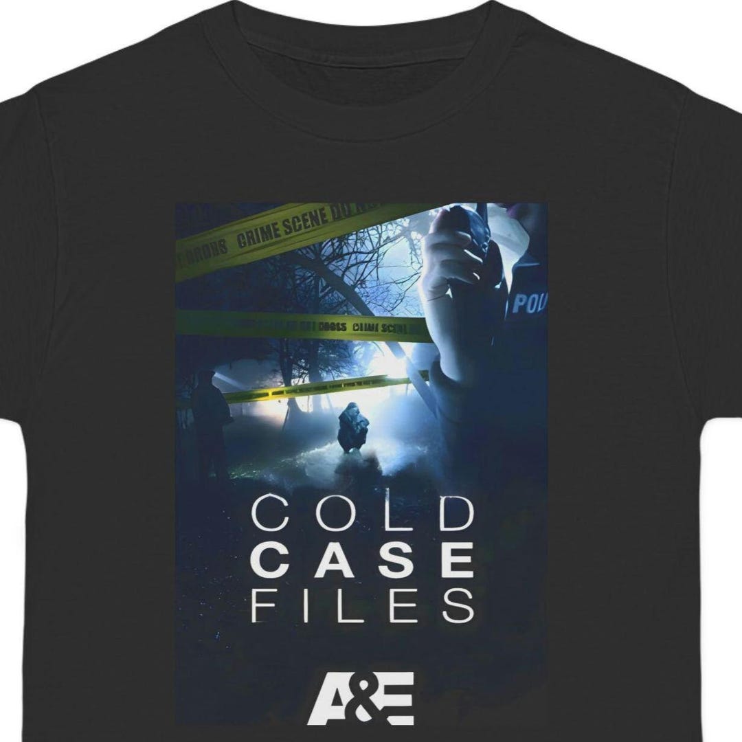 Cold Case Files T Shirt Vintage Tv Show T Shirt Gift Vintage Tv Show ...