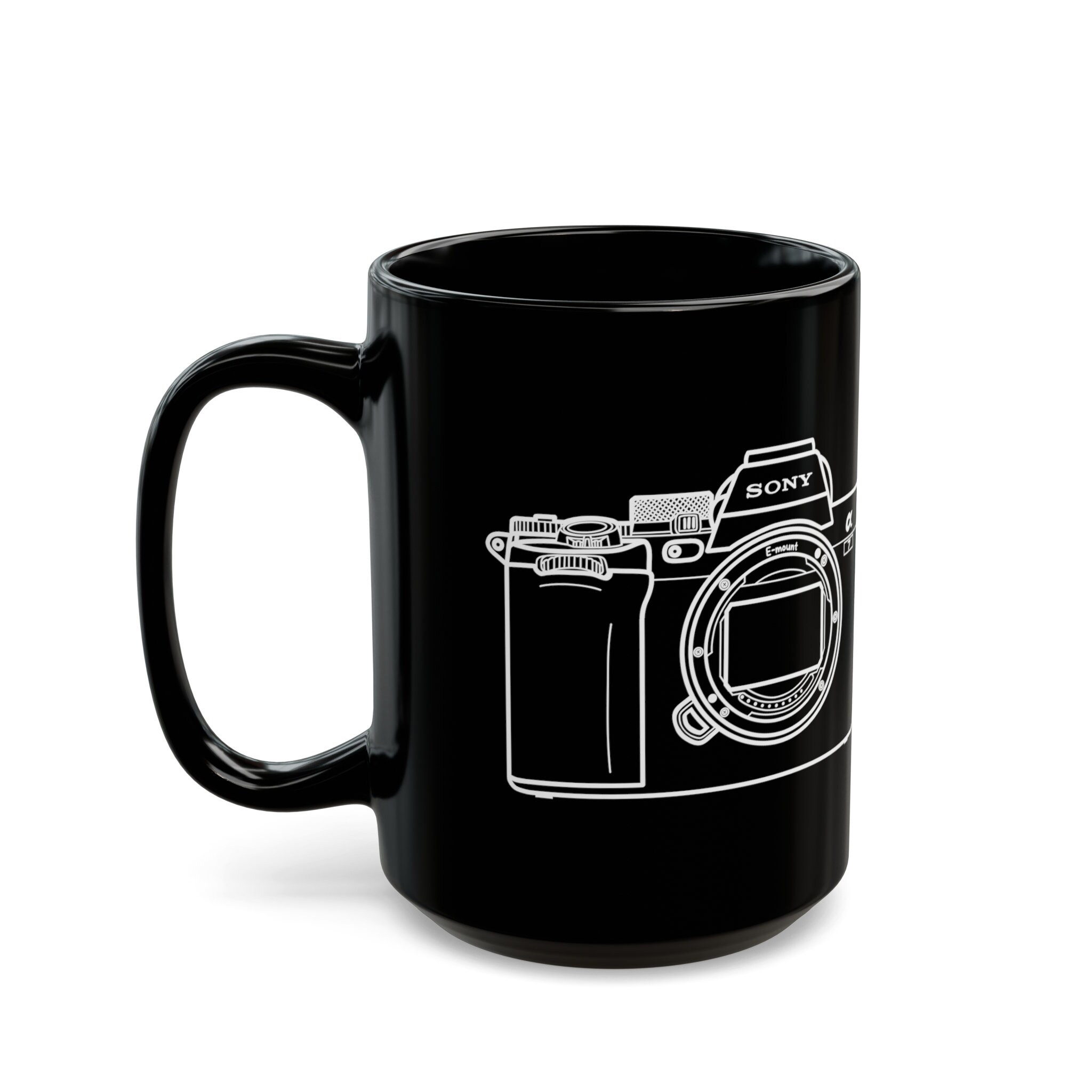 Sony Alpha A7IV Camera, Hand Drawn - Ceramic Mug 15oz - Etsy