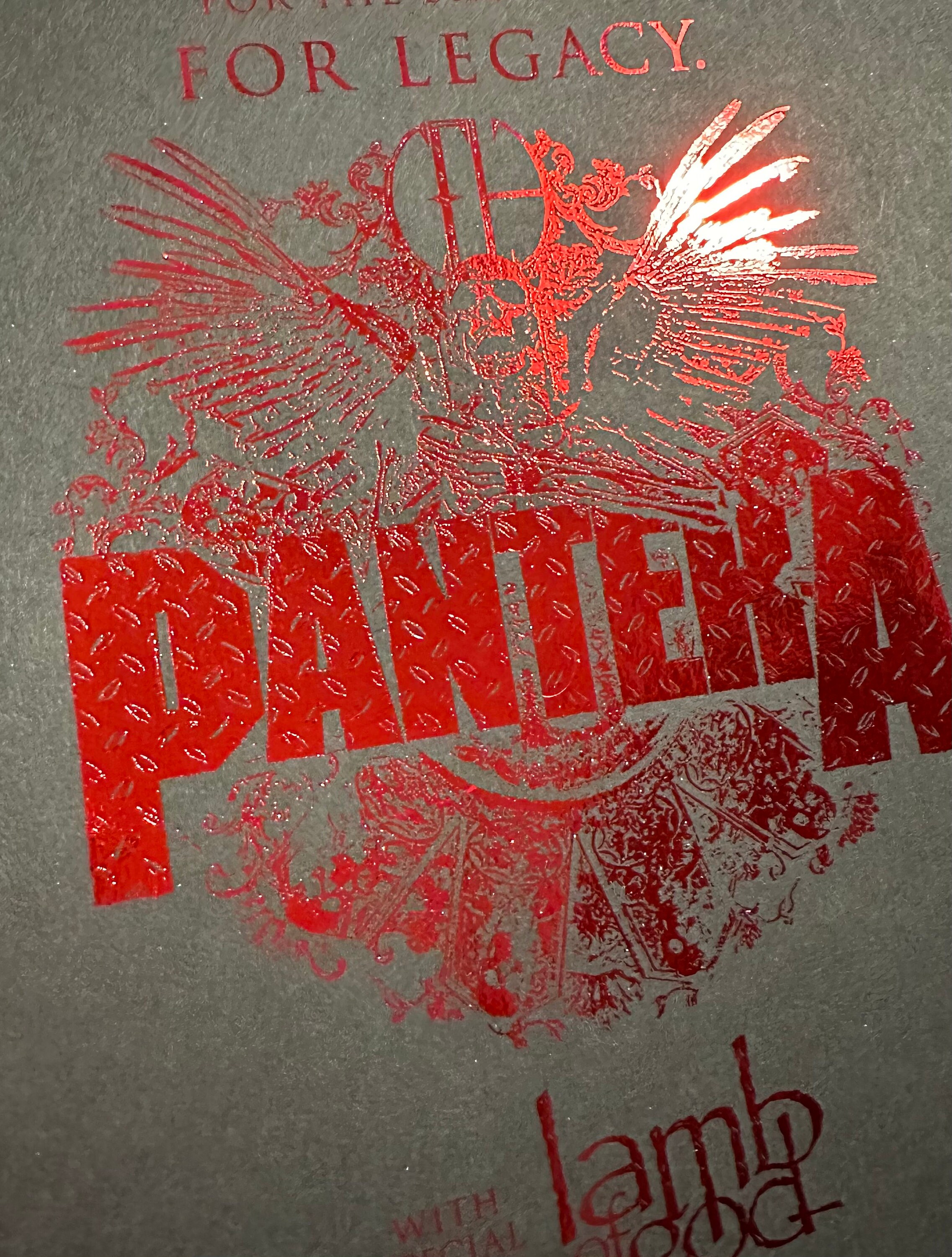 Mayhem Skull Tour 2023 Foil Print W/ All Lamb Of God - Tour Dates ...