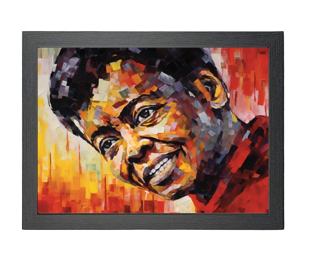 Digital Printable: African American Portrait Captivating Character ...