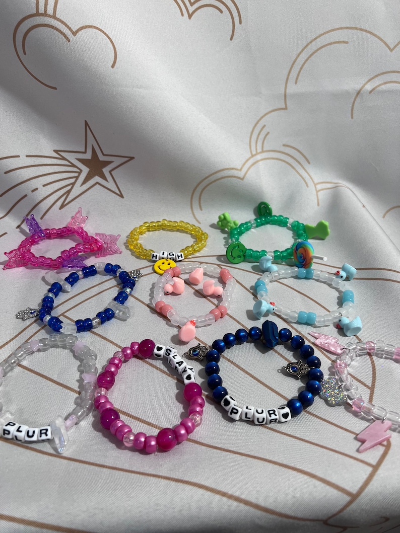 10 Custom Kandi Bracelets! - Etsy