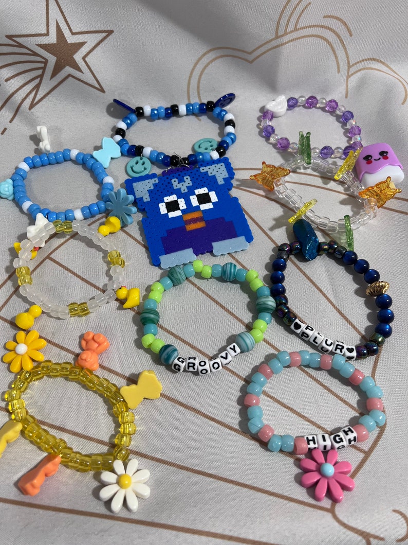 10 Custom Kandi Bracelets! - Etsy