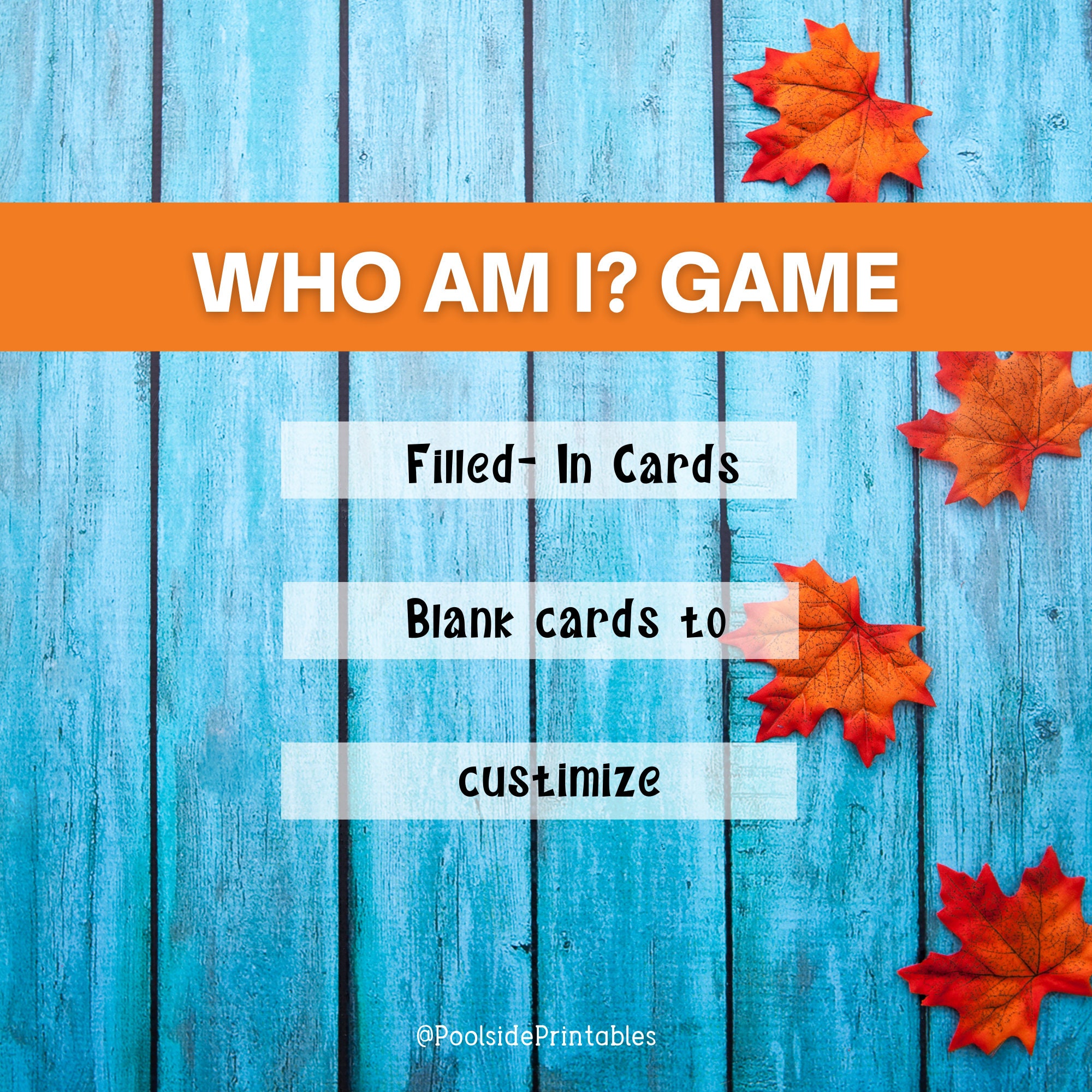 Thanksgiving Who Am I? Guessing Game, Game Printable, Thanksgiving Game ...