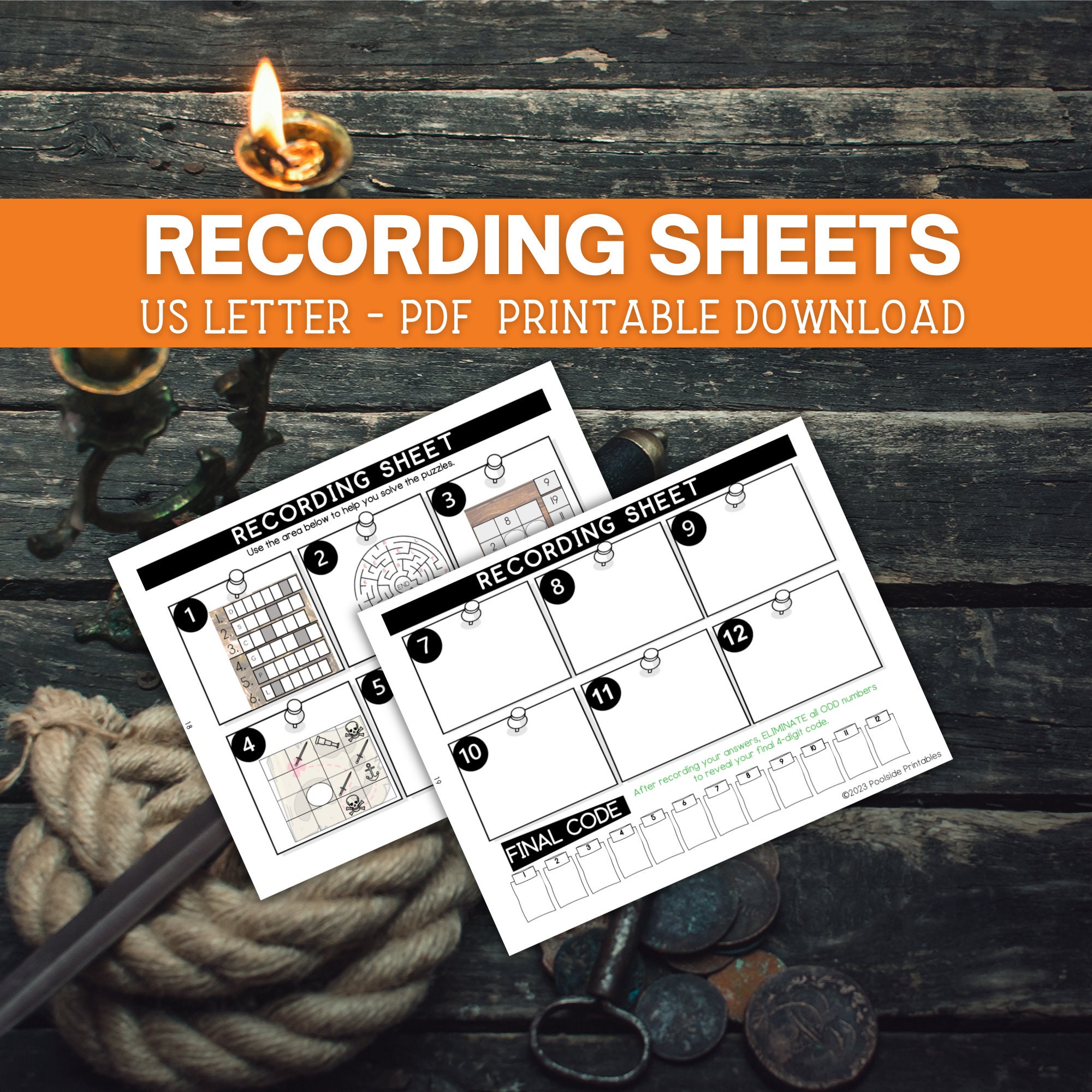 Haunted Pirate Ship Escape Room, Birthday Escape Room Game, Halloween ...