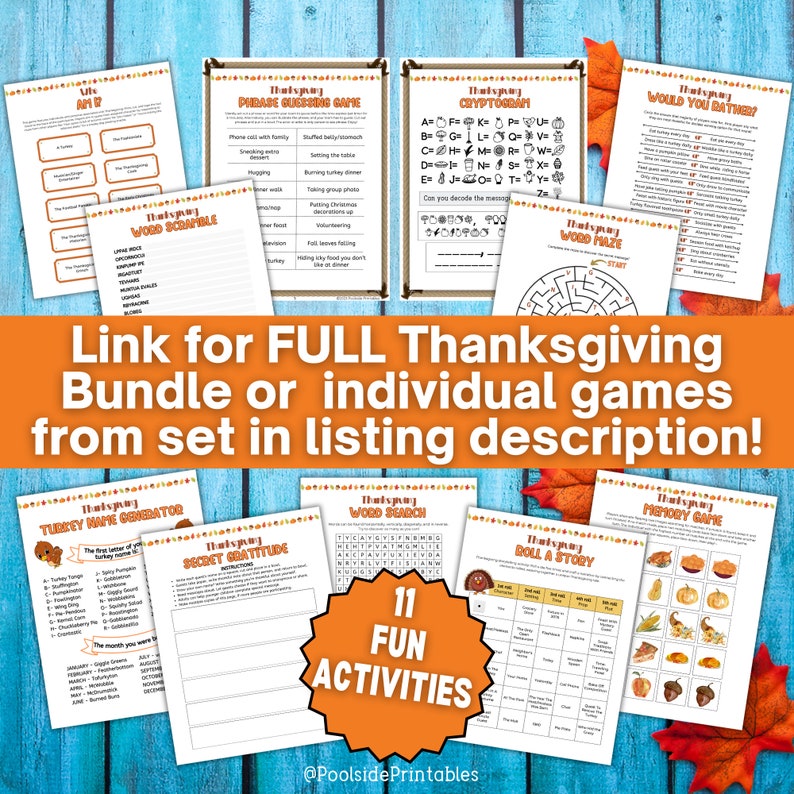 Thanksgiving Who Am I? Guessing Game, Game Printable, Thanksgiving Game ...