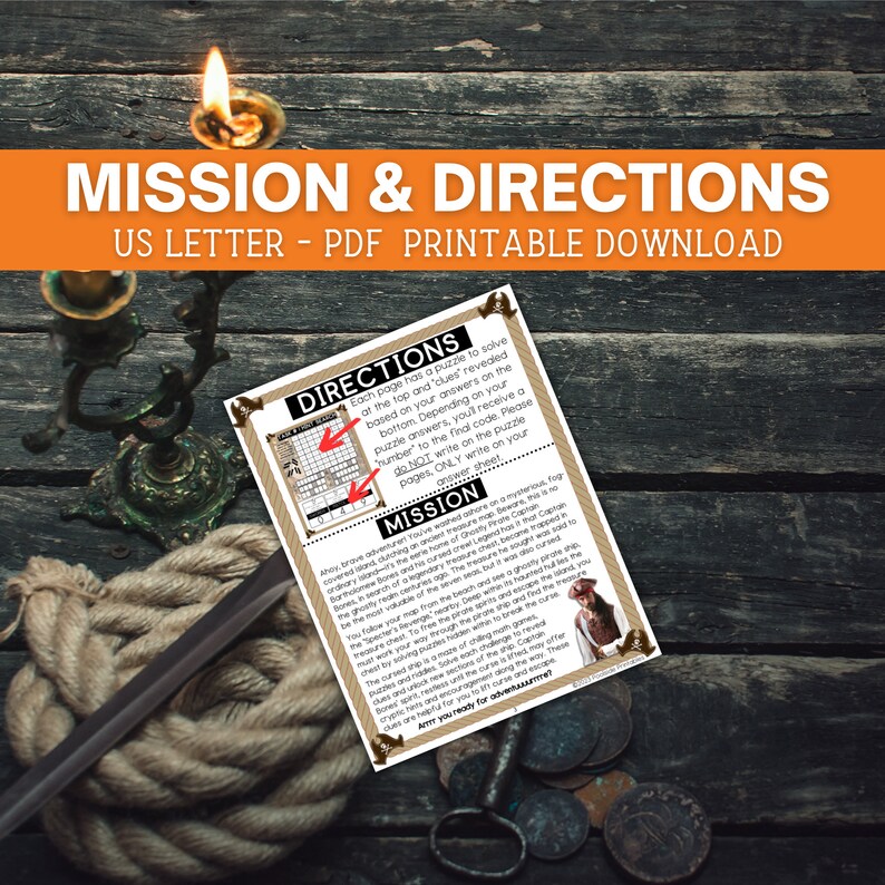 Haunted Pirate Ship Escape Room, Birthday Escape Room Game, Halloween ...